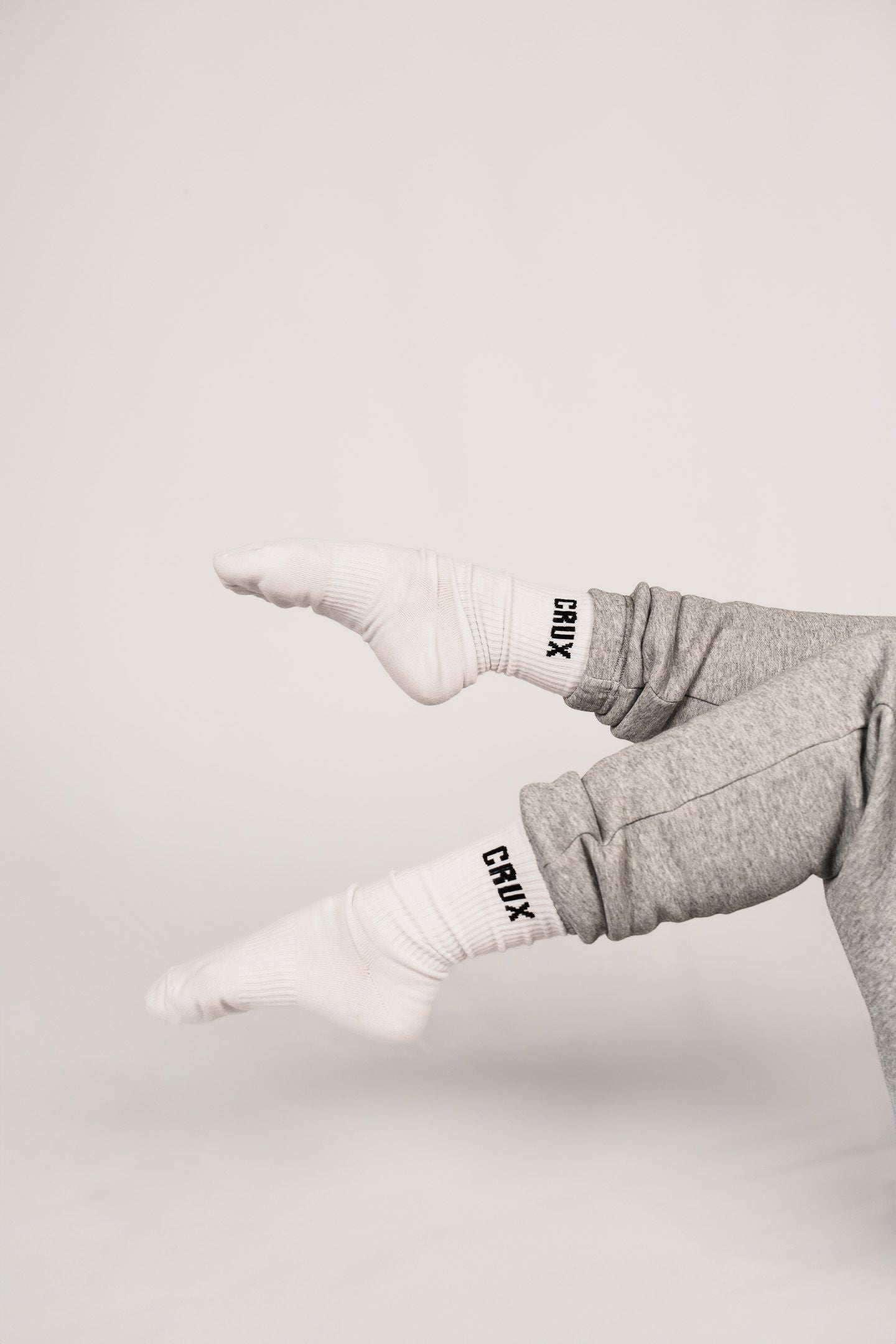 Crew Socks White – Crux Clothing Co